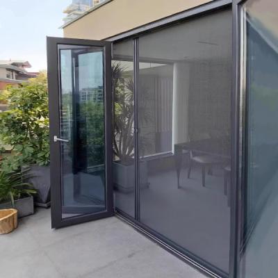 China OEM ODM Roller Fly Screen Door Retractable Fly Screens For Patio Doors for sale