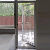 China 1.1mm Aluminum Alloy Profile Retractable Easy Fit Door Fly Screen for sale