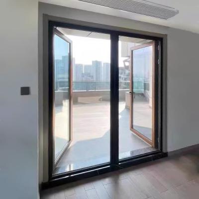 China Barrier Free Trackless Screen Door Mosquito Net Folding Window for sale
