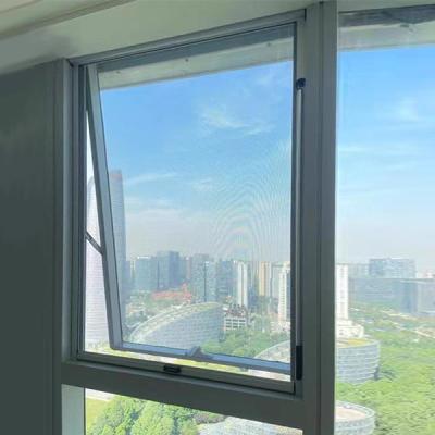 China Hot Sell Screen Windows Mosquito Proof Windows Roller Screen Window White/Black Customed Color for sale
