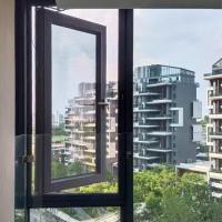 China Sound Insulation Fixed Blind Aluminum Frame Casement Windows OEM for sale