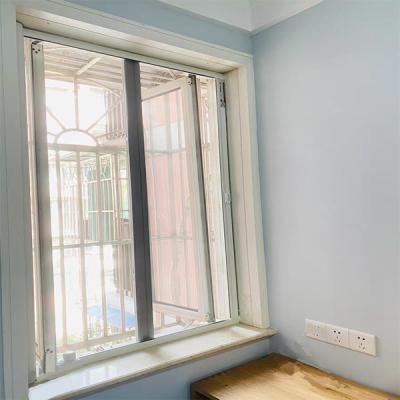 China Semi-Finished Materials Aluminium Glass Sliding Single Hung Windows for sale