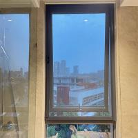 China Insect Resistant Aluminum Alloy Fiberglass Retractable Screen Window Roller Screen Window for sale
