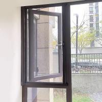 China Custom Retractable Insect  Mosquito Proof Window Screen Window Bug Screen Removable Insect Screen Window for sale