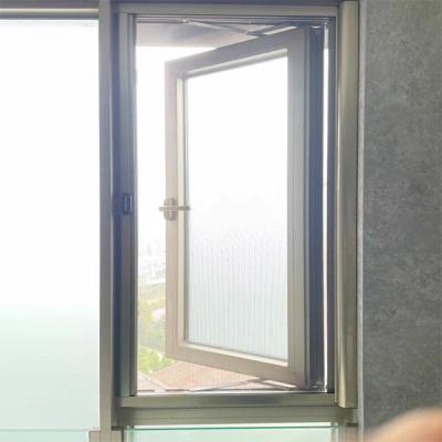 China Aluminum Sliding Retractable Screen Window Mesh Screen Mesh Fiberglass Fly Insect Screen Roller Window for sale