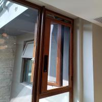 China Semi Finished Aluminum Alloy Fiberglass Retractable Screen Door Insect Resistant for sale