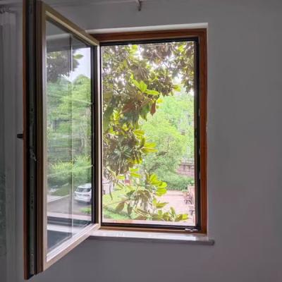 China Aluminum Alloy Fiberglass Retractable Roller Screen Door Semi Finished Materials for sale