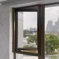 China Insect Resistant Aluminum Alloy Fiberglass Retractable Screen Door OEM ODM for sale