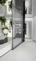 China Trackless Retractable Aluminium Mosquito Sliding Mesh Door for sale