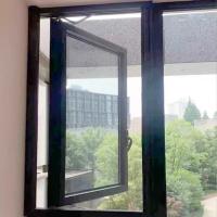 China Tear Proof Aluminium Retractable Sliding Mosquito Mesh Screen Door for sale