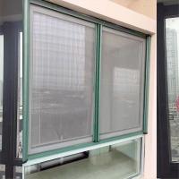 China Fly And Insect Resistance Retractable Window Screens Door System for sale