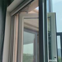 China Adjustable Torsion Retractable Screen Door Systems Mosquito Fly Screen for sale