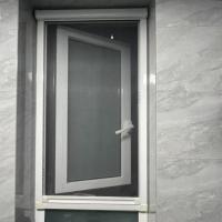 China Retractable Screen Door Systems Fly Screen Window 300*260cm 600*260cm for sale