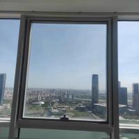 China Aluminum Alloy Fiberglass DIY Retractable Screen Window Door for sale