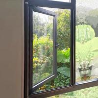 China Outward Casement Retractable Screen Window Fly Screen Windows For Residential Houses for sale