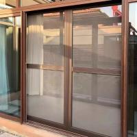 China Thermal Break Anti Insect Window Screen Mosquito Sliding Door H2 for sale