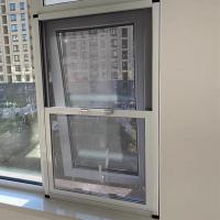 China Aluminum Alloy Fiberglass Retractable Screen Door Roller Screen Door Customized for sale