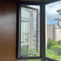 China Aluminum Casement Window Roller Screen Window Retractable Screen  Door Customed Color for sale