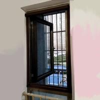 China Single Hung DIY Screen Aluminum Clad Casement Windows Black for sale