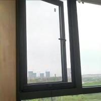 China Insect Resistant Aluminum Alloy Fiberglass Retractable Screen Window Roller Screen Window for sale