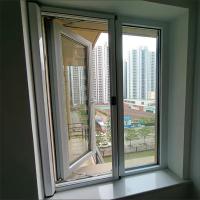 China Insect Resistant Aluminum Alloy Fiberglass Retractable Screen Door for Home for sale