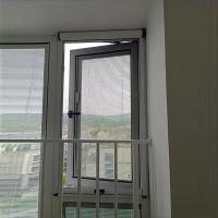 China Aluminum Sliding Retractable Screen Window Roller Retractable Fly Insect Screen Windows And Doors for sale