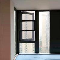 China Aluminum Sliding Retractable Screen Window Roller Retractable Fly Insect Screen Windows And Doors for sale