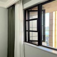China 179*179cm Aluminum Frame Mosquito Retractable Screen Window for sale