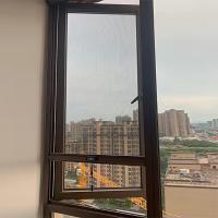 China Semi-Finished Materials DIY Retractable Mosquito Screen Door for sale