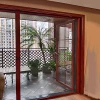China Aluminum Barrier Free Insect Protection Screen Door for sale