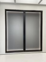 China OEM ODM Ventilating Storm Door Aluminum Screen Door Black for sale
