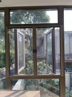 China Retractable And Easy Installation Aluminum Frame Sliding Glass Doors for sale