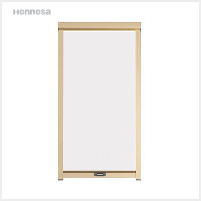 China Secure Ventilation with Lockable Aluminum Retractable Screen Window for sale