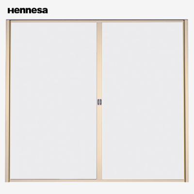 China Convenient Manual Operation Retractable Window Protection With Plastic Handle for sale