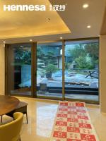 China Wall Mounted Style Retractable Screen Window With Fiberglass Mesh for sale
