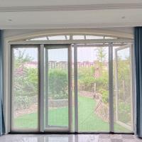 China High Durability Trackless Screen Door Sliding Style 1 Year Guarantee for sale