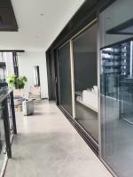 China Retractable Screen Door Trackless Fly Screen Insect Screen Window For Home Office for sale