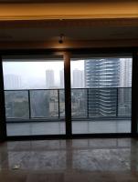 China Modern Aluminum Sliding Screen Door Powder Coated Mesh Available in White for sale