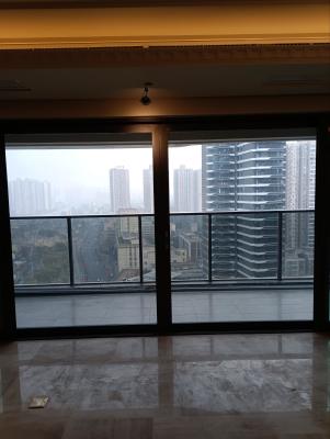 China Modern Aluminum Sliding Screen Door Powder Coated Mesh Available in White for sale