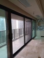 China Modern Aluminum Sliding Screen Door Powder Coated Mesh Available in White for sale