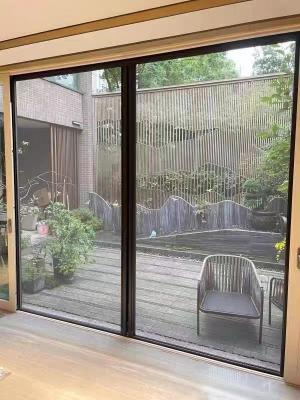 China Invisible Screen Door Trackless Screen Door Easy Installation Aluminium Alloy Mosquito Net Door for sale