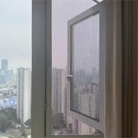 China Fiberglass Retractable Screen Window Insect Resistant Mesh Window Customizable Office Home for sale