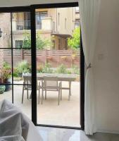 China Fly Screen Doors Retractable Fly Screen Aluminum Alloy Sliding Doors Screen 360*280CM for sale
