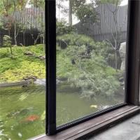 China Hot Sale Aluminum Alloy Frame Mosquito Net Retractable Trackless Screen Door With Flyscreens for sale