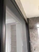 China Hot Sale Aluminum Alloy Frame Mosquito Net Retractable Trackless Screen Door With Flyscreens for sale