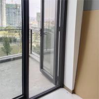 China Factory Price Mosquito Net Sliding Roller Aluminum Alloy Frame Insect Fiberglass Screen Doors for sale