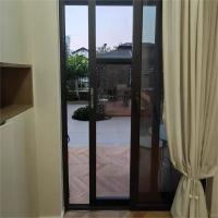 China Factory Price Mosquito Net Sliding Roller Aluminum Alloy Frame Insect Fiberglass Screen Doors for sale