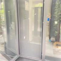 China Fiberglass Anti Mosquito Net Trackless Retractable Fly Screens Door Flyscreen Door Aluminum Alloy Curtain Mesh  Custom for sale