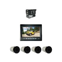 China Triangulation Truck Rear View Camera System Ultrasonic Car Reversing Distance Sensing System RoHS for sale