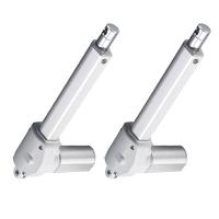 China Compact Dimension Hall Sensors Electric Linear Actuators 2500N Black Grey IP66 for sale